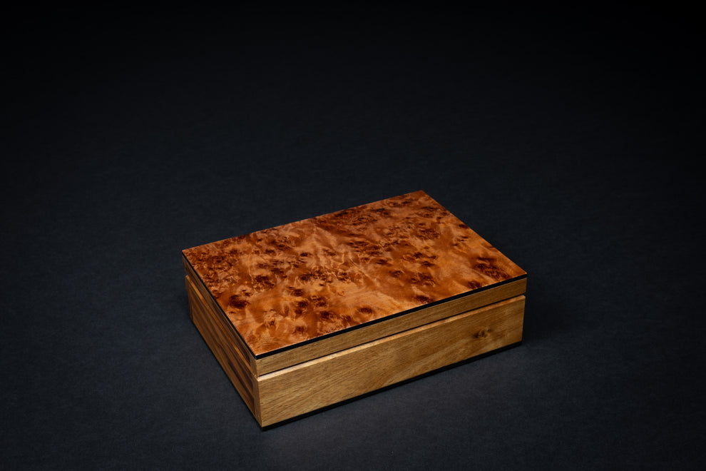 Small Box - Burl Myrtle – Handmade Boxes